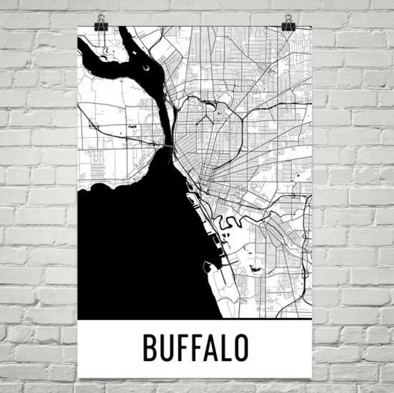 REVIEW: Modern Map Art Does Buffalo! | Qween City
